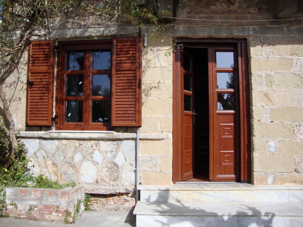 Κουφώματα νησιώτικα απο αλούμινιο και ταμπλαδες | FENESTRAL